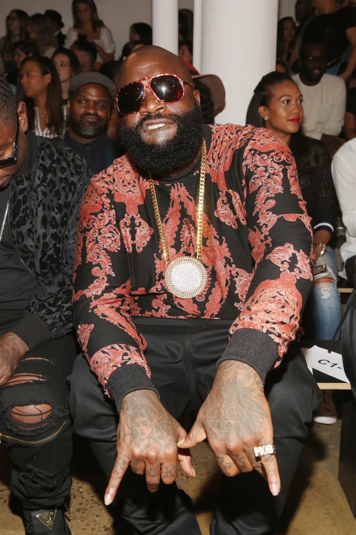 Rick Ross Gets "Rich Forever" Tattoo on His Chin