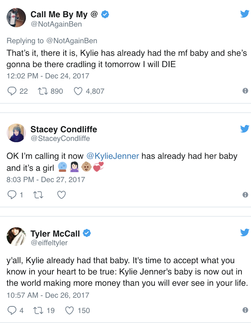 baby tweets - The Hollywood Gossip