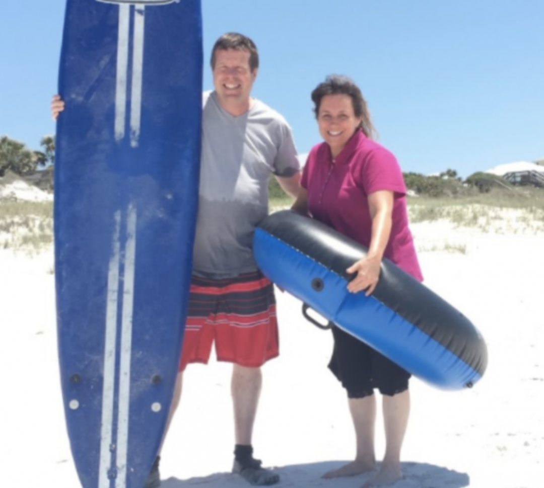 Michelle Duggar at the Beach - The Hollywood Gossip