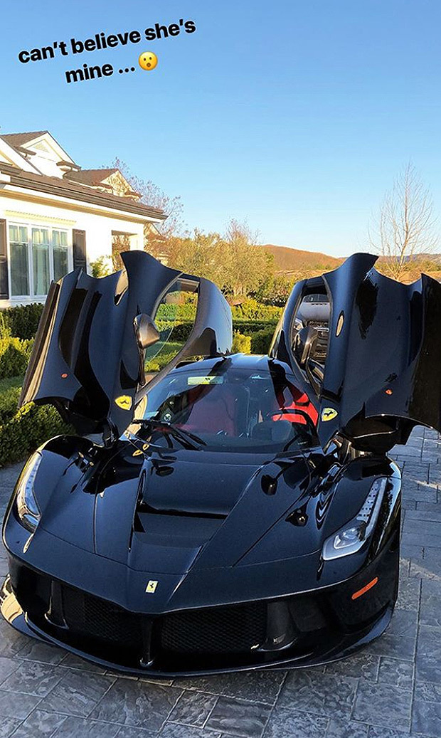 Kylie Jenner Push Present Ferrari - The Hollywood Gossip