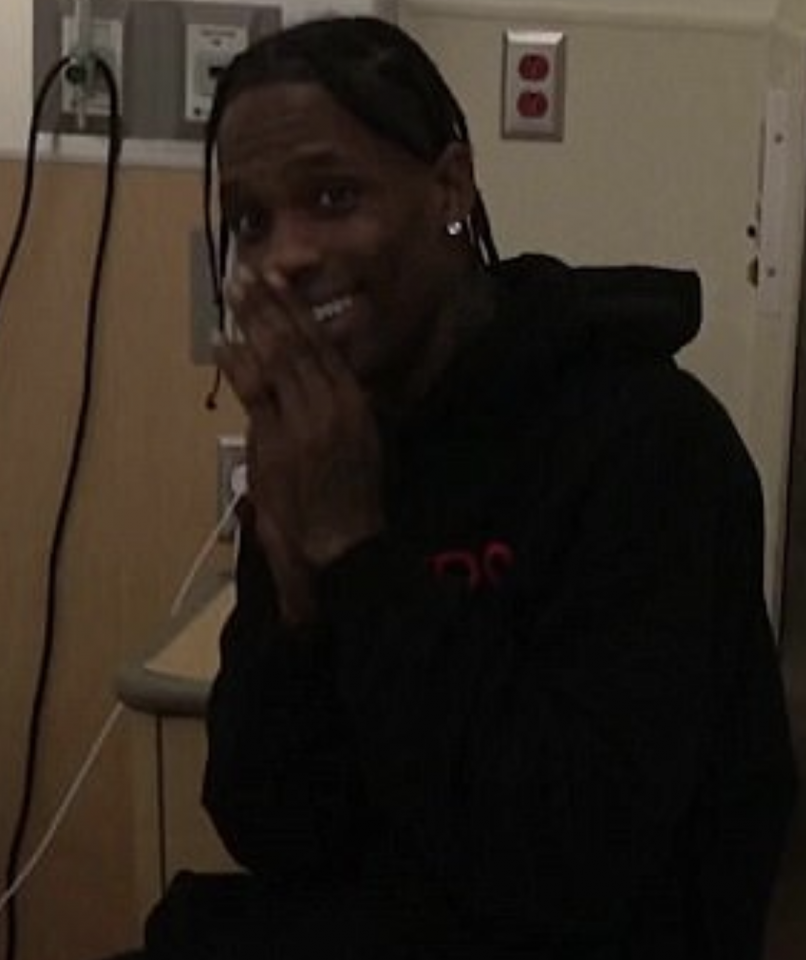 Travis Scott at the Hospital - The Hollywood Gossip