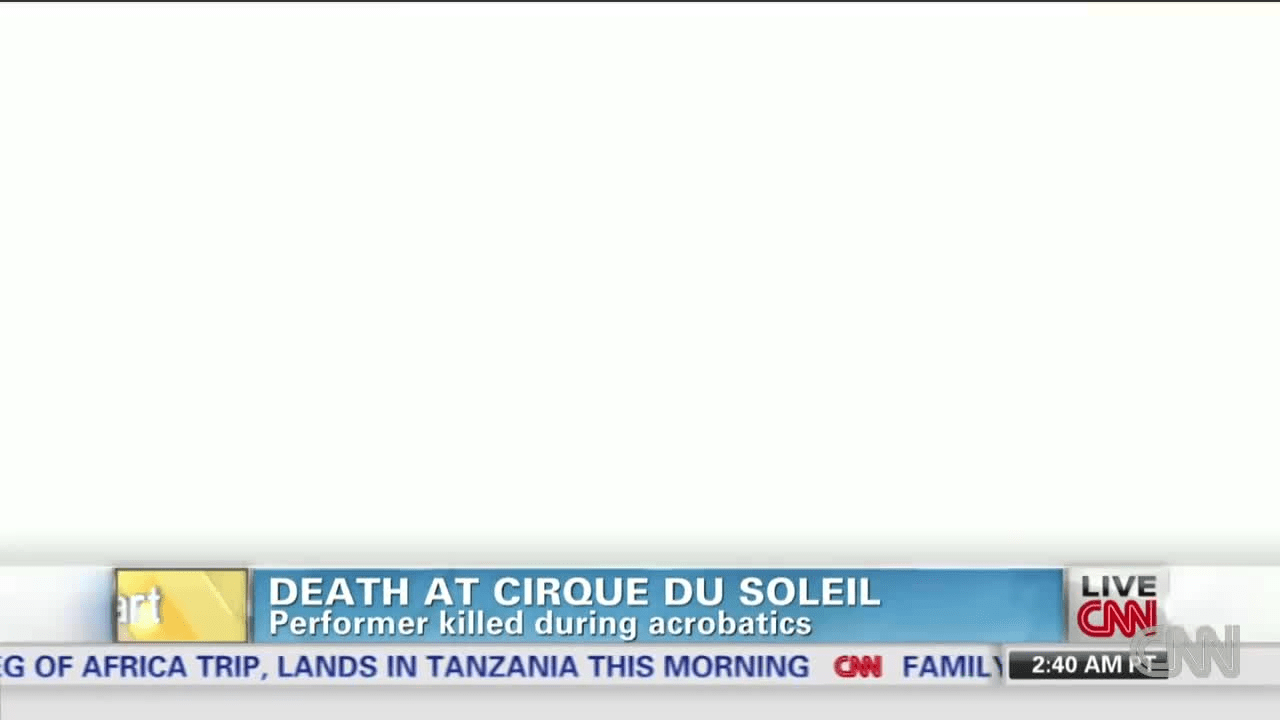 Performer Dies During Cirque de Soleil Performance - The Hollywood Gossip