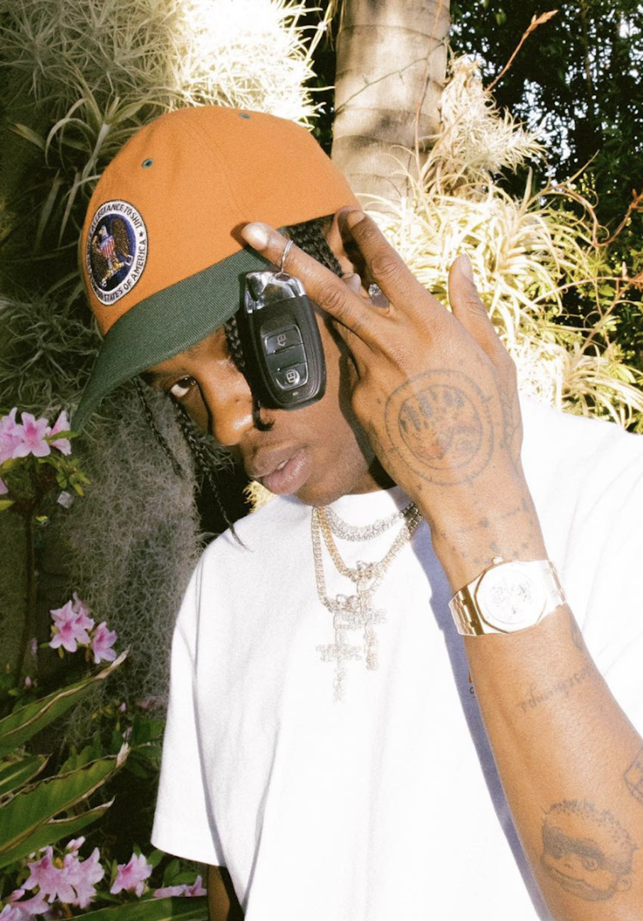 Travis Scott with Car Keys - The Hollywood Gossip