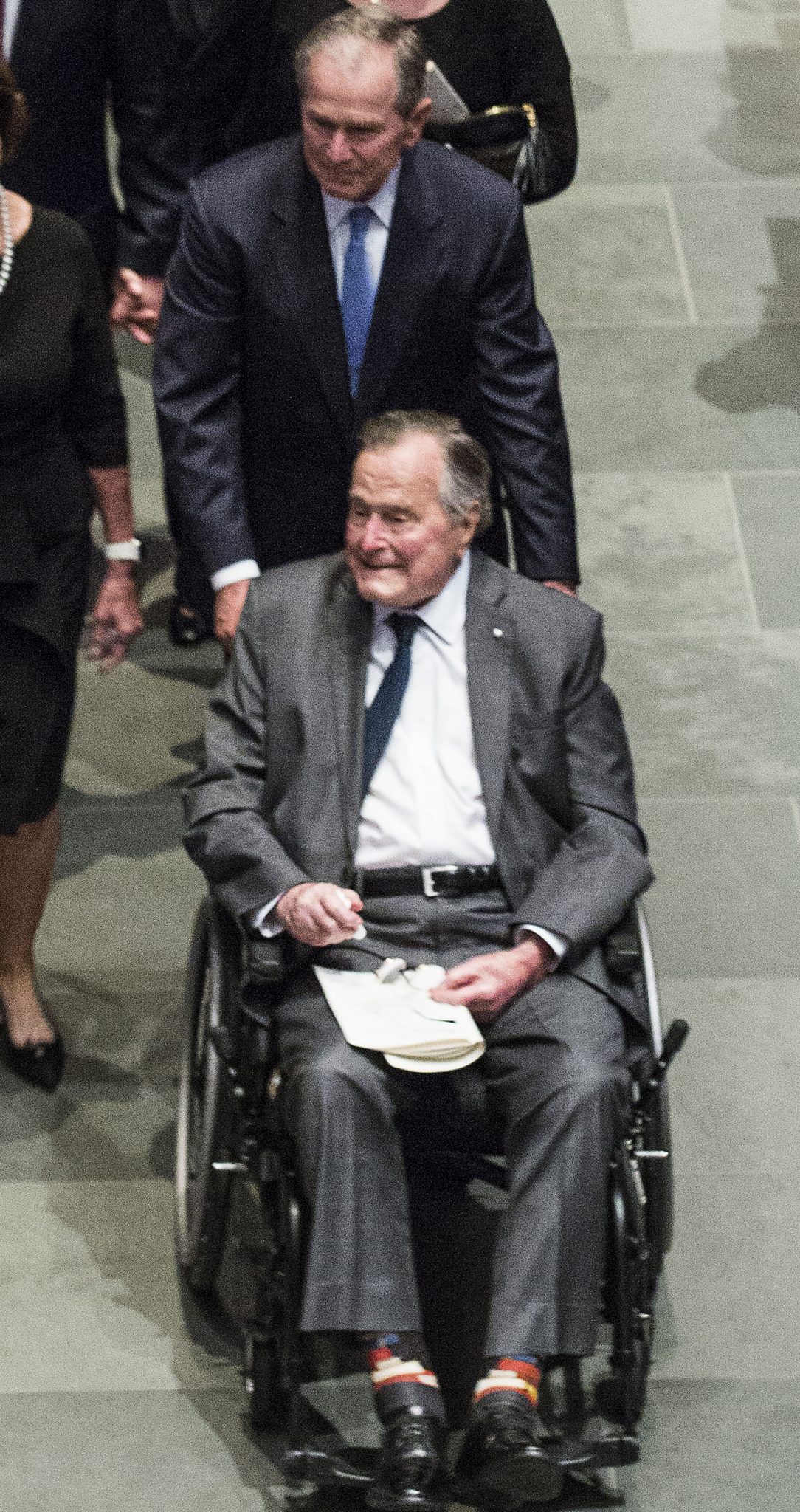 George H.W. Bush Hospitalized With Bronchitis