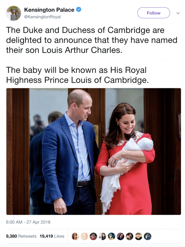Kate Middleton and Prince William Reveal Royal Name... Finally! - The ...
