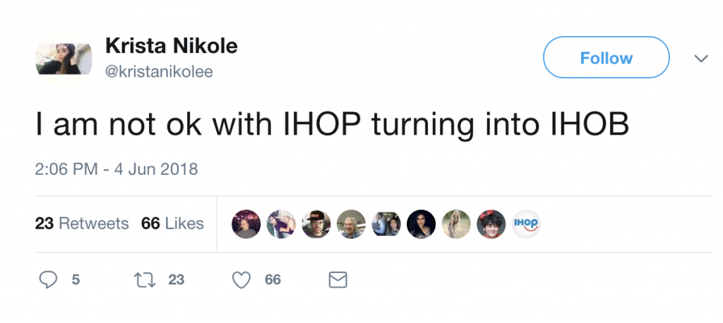 IHOP Reveals Name Change, Angers the Internet - The Hollywood Gossip