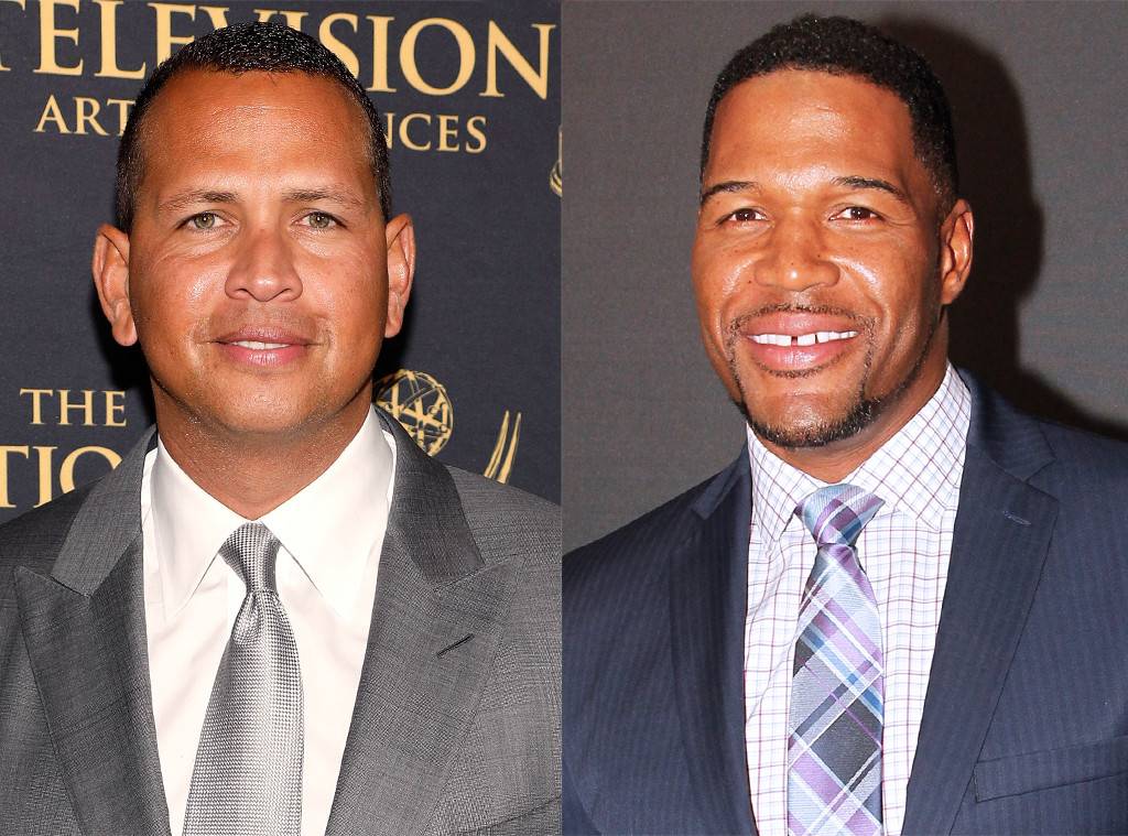 A-Rod and Michael Strahan - The Hollywood Gossip