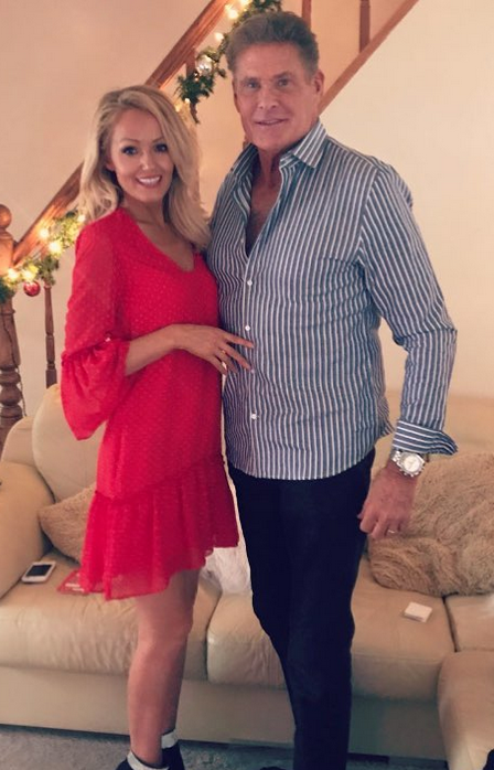 David Hasselhoff and Hayley Roberts on Instagram - The Hollywood Gossip