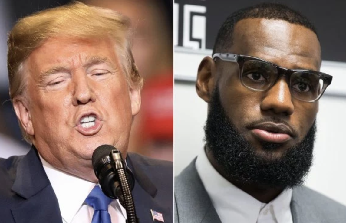 Donald Trump Tries to Dunk on LeBron James, Calls Him Stupid - The ...
