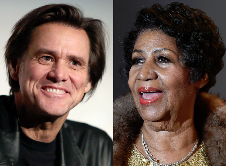 Jim Carrey, Aretha Franklin Split - The Hollywood Gossip