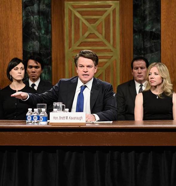 Matt Damon Opens SNL as Brett Kavanaugh, Leaves Us in Tears - The ...