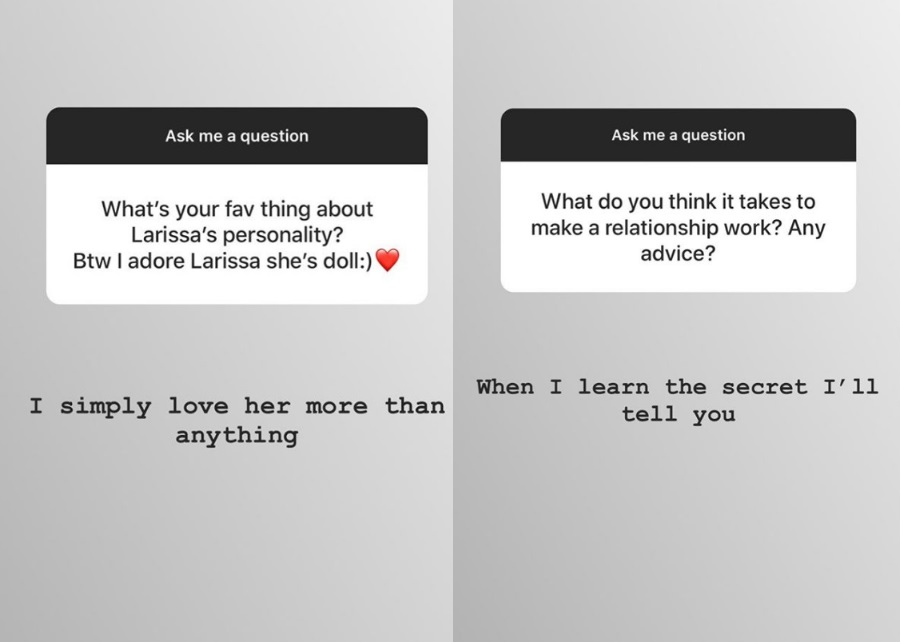 Colt answers questions IG story - The Hollywood Gossip