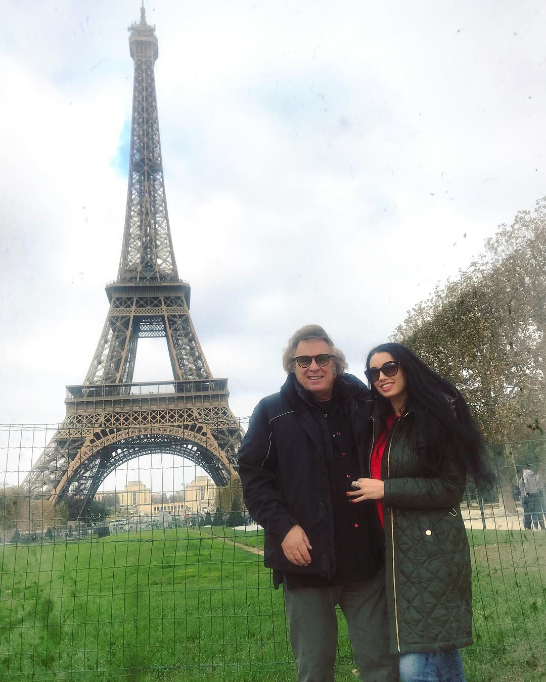 Don McLean and Girlfriend Paris Dylan at the Eiffel Tower - The ...