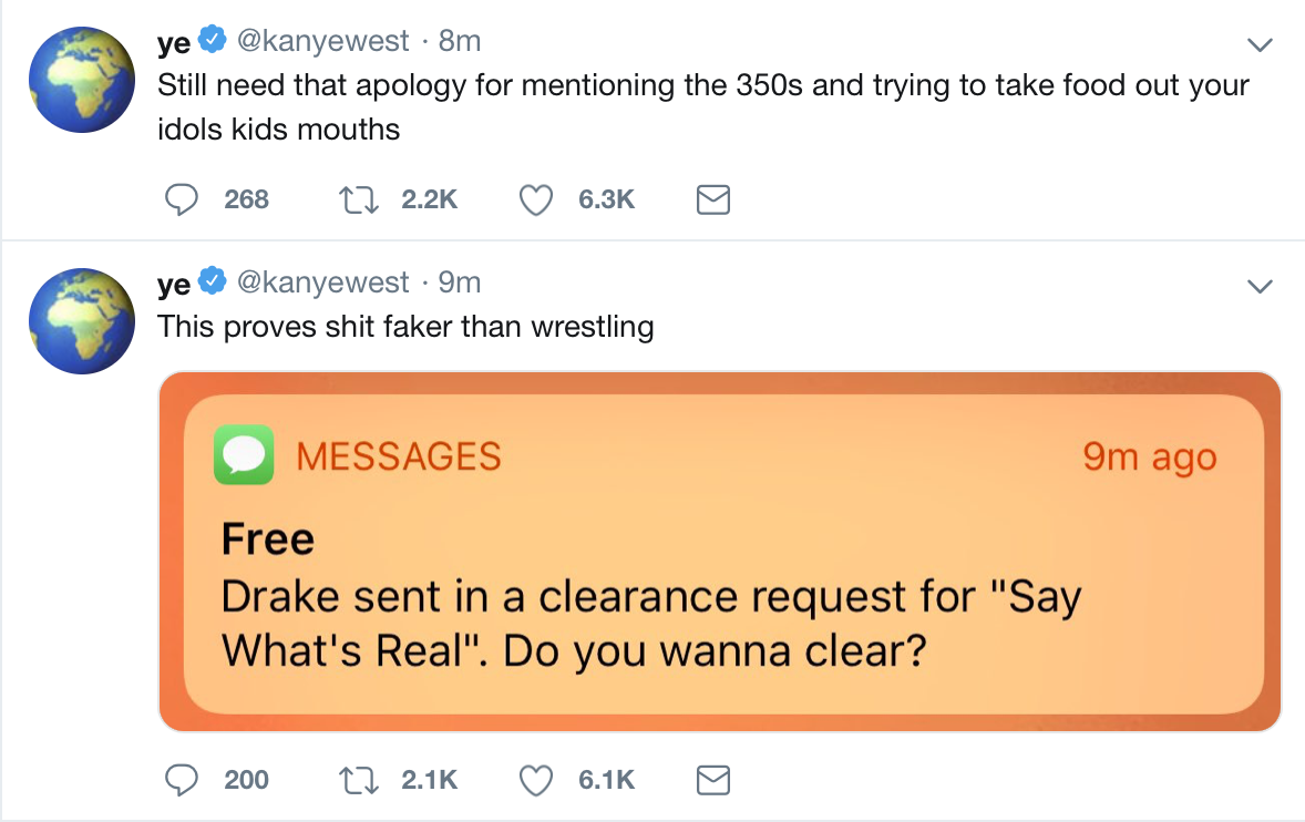 Kanye West to Drake: Stay Away From Kris Jenner and Stop Making Fun of ...