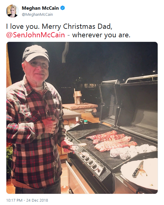 Meghan McCain christmas grief tweet 2018 - The Hollywood Gossip
