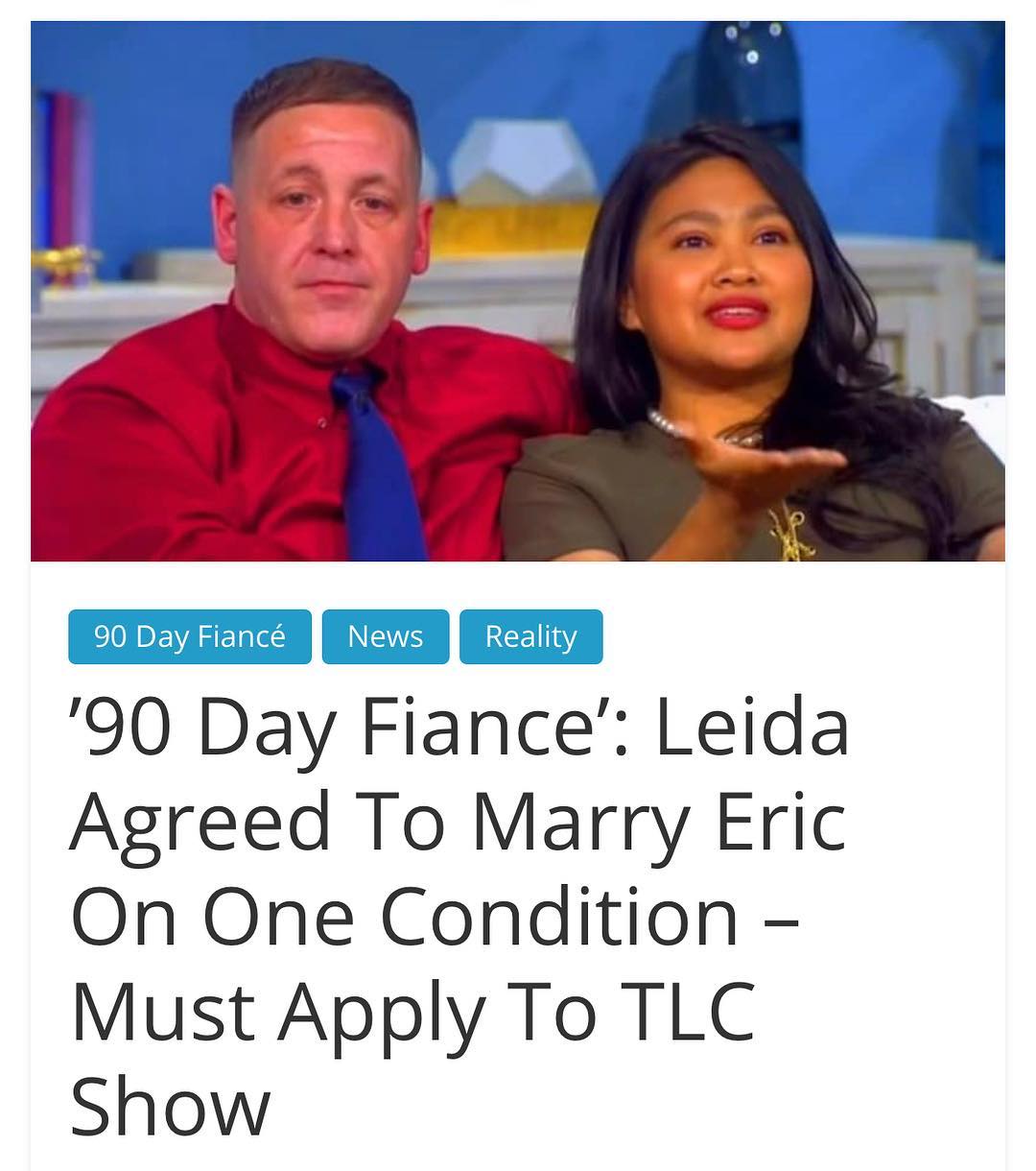 Eric and Leida soapdirt headline - The Hollywood Gossip