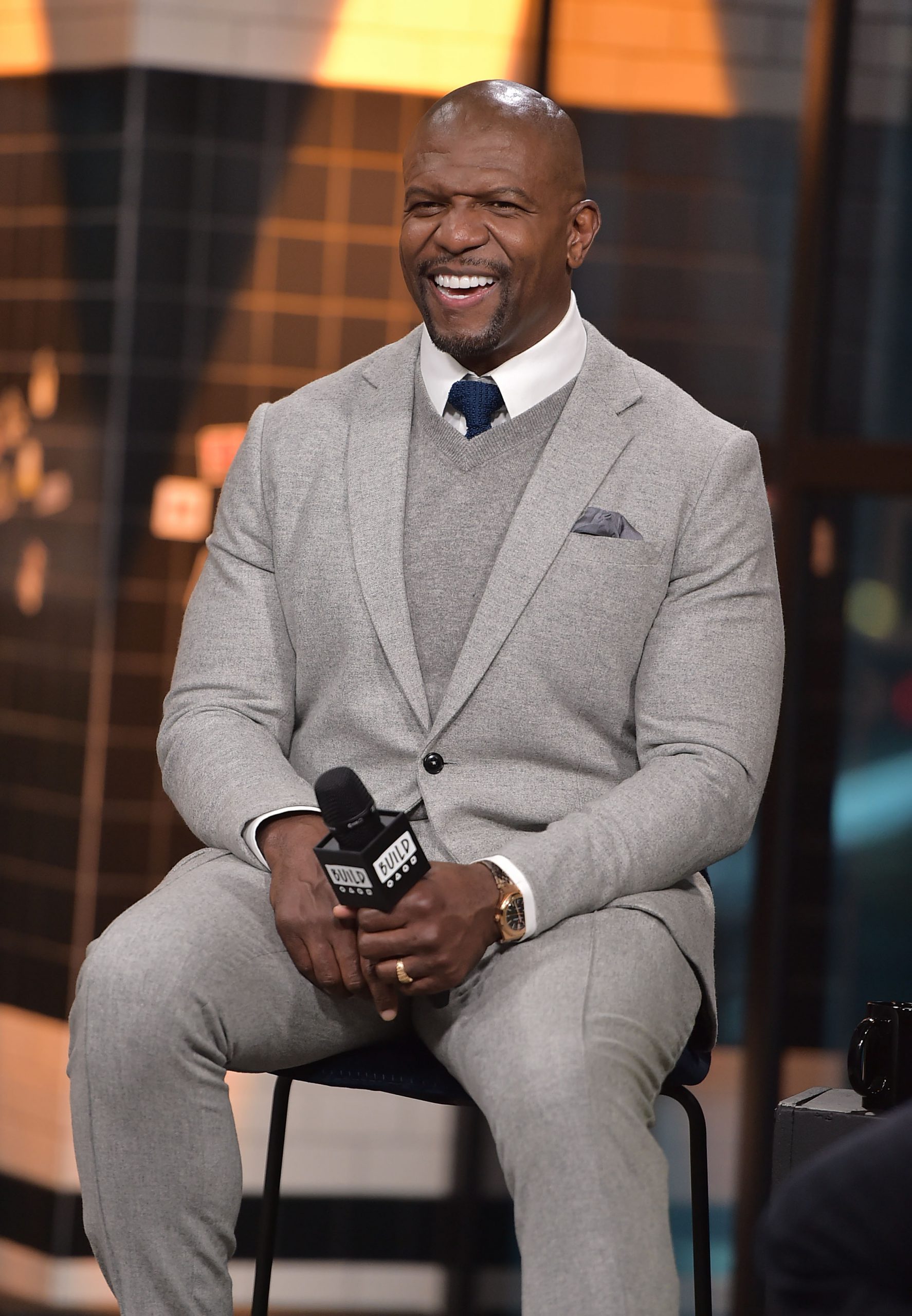 Terry Crews in Gray - The Hollywood Gossip