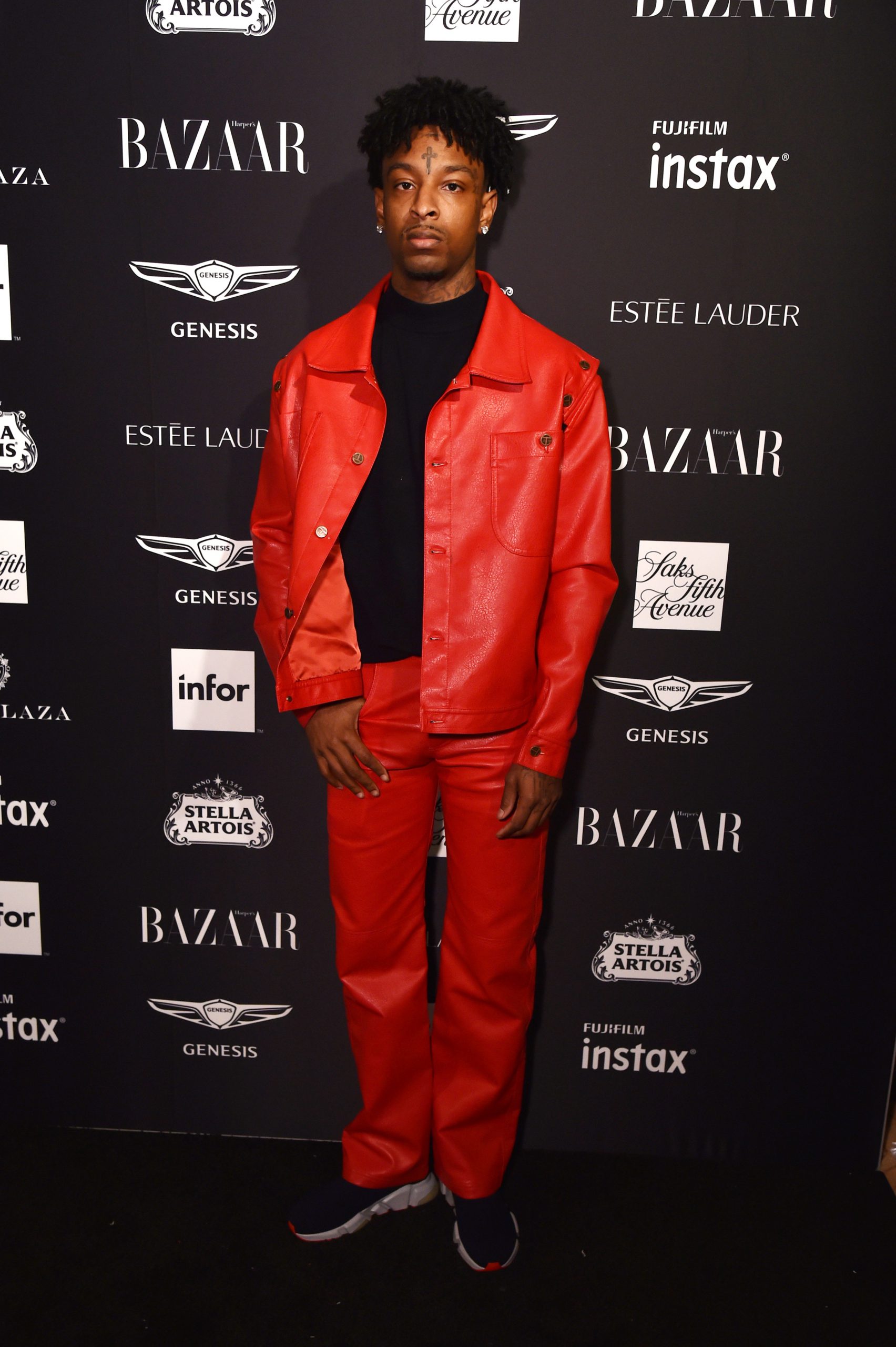 21 Savage In Red - The Hollywood Gossip