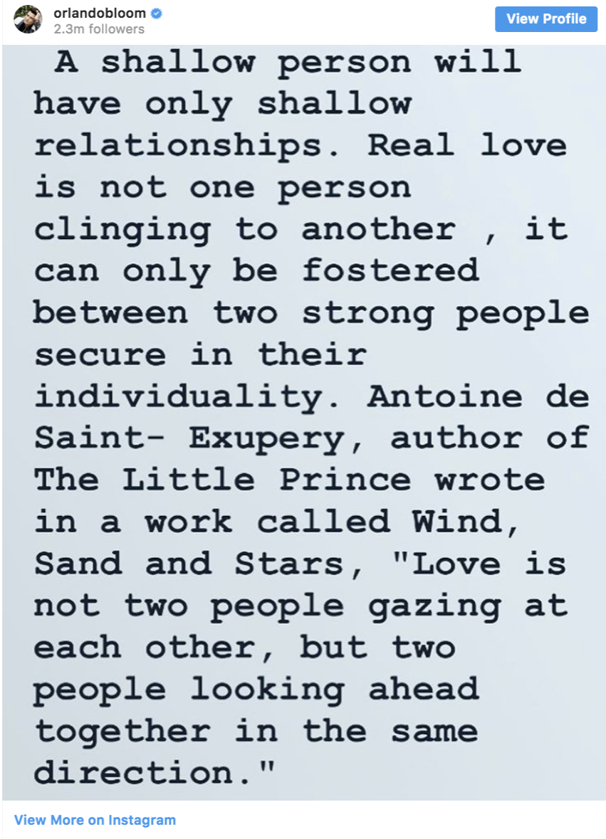 Bloom Quote - The Hollywood Gossip