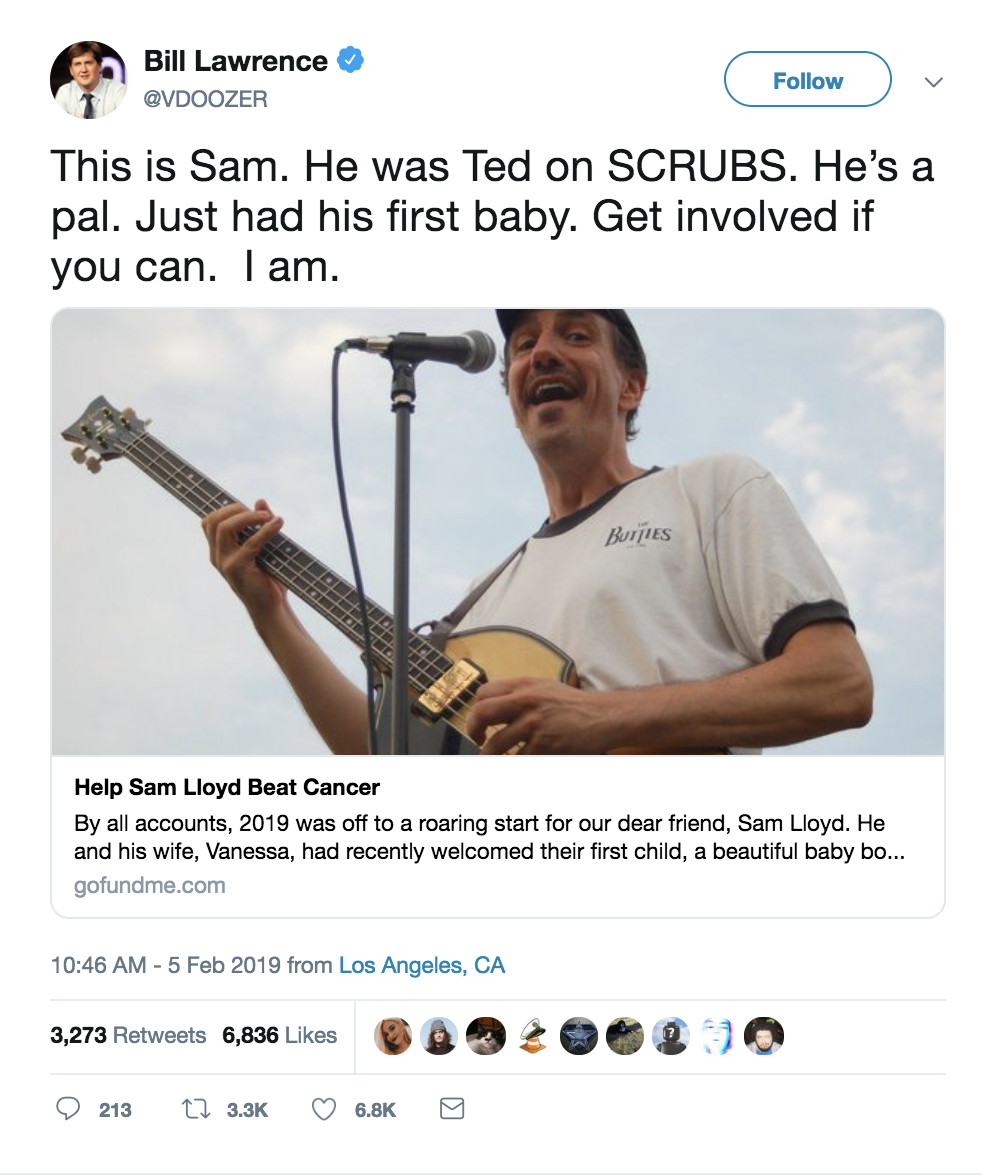 Sam Lloyd, Beloved Scrubs Star, Diagnosed with Cancer - The Hollywood ...