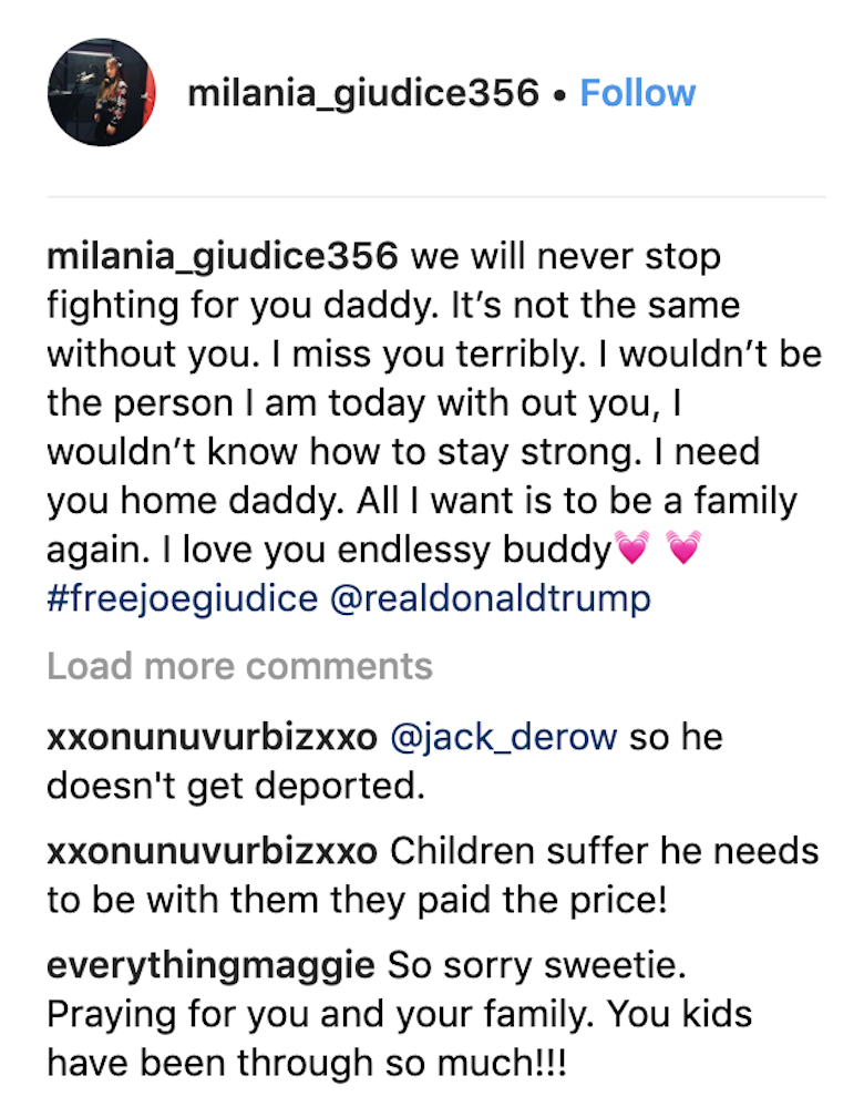 Milania Giudice Asks Donald Trump to PLEASE Help Her Dad - The ...