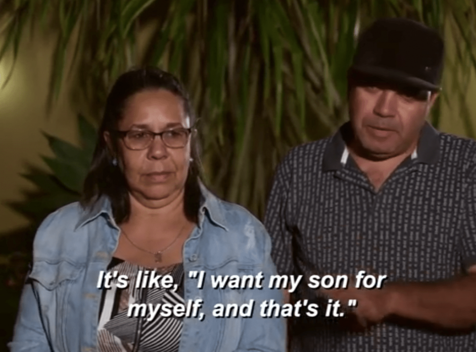 Jess Caroline parents on Debbie - she wants her son for herself - The ...