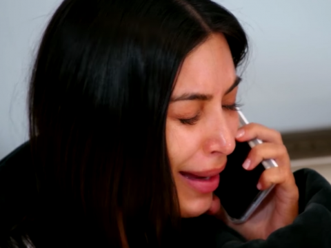 Kim Kardashian Crying Face - The Hollywood Gossip