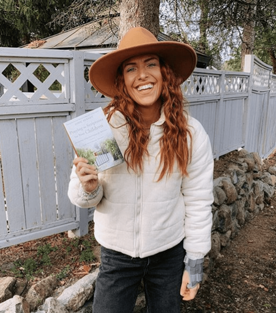 Audrey Roloff Holds Book - The Hollywood Gossip