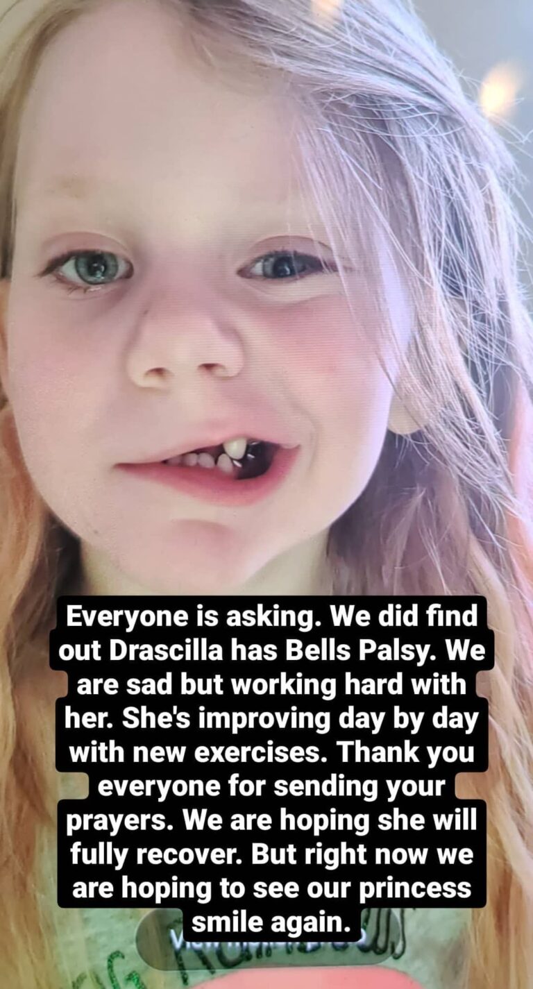 Deavan Clegg Reveals Daughter Drascilla Diagnosed with Bell's Palsy ...