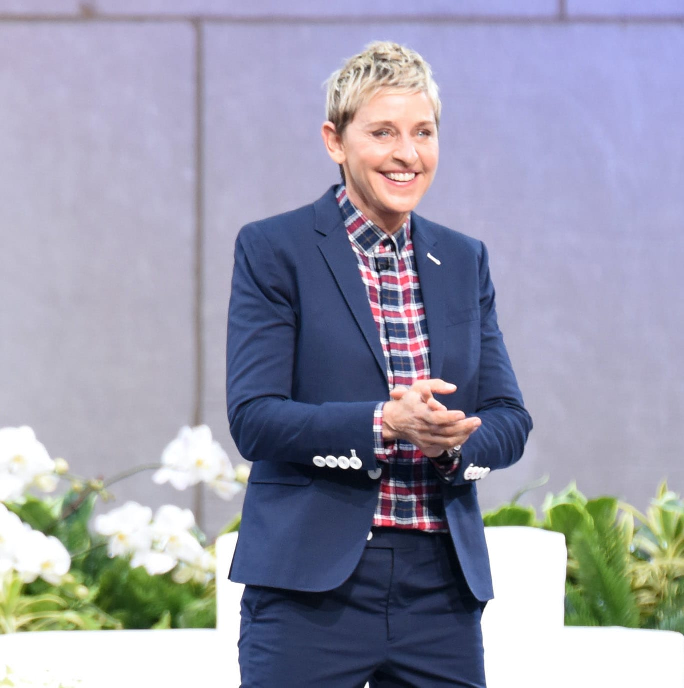 Ellen DeGeneres on the Set - The Hollywood Gossip