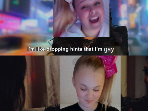 JoJo Siwa dropping hints meme - The Hollywood Gossip