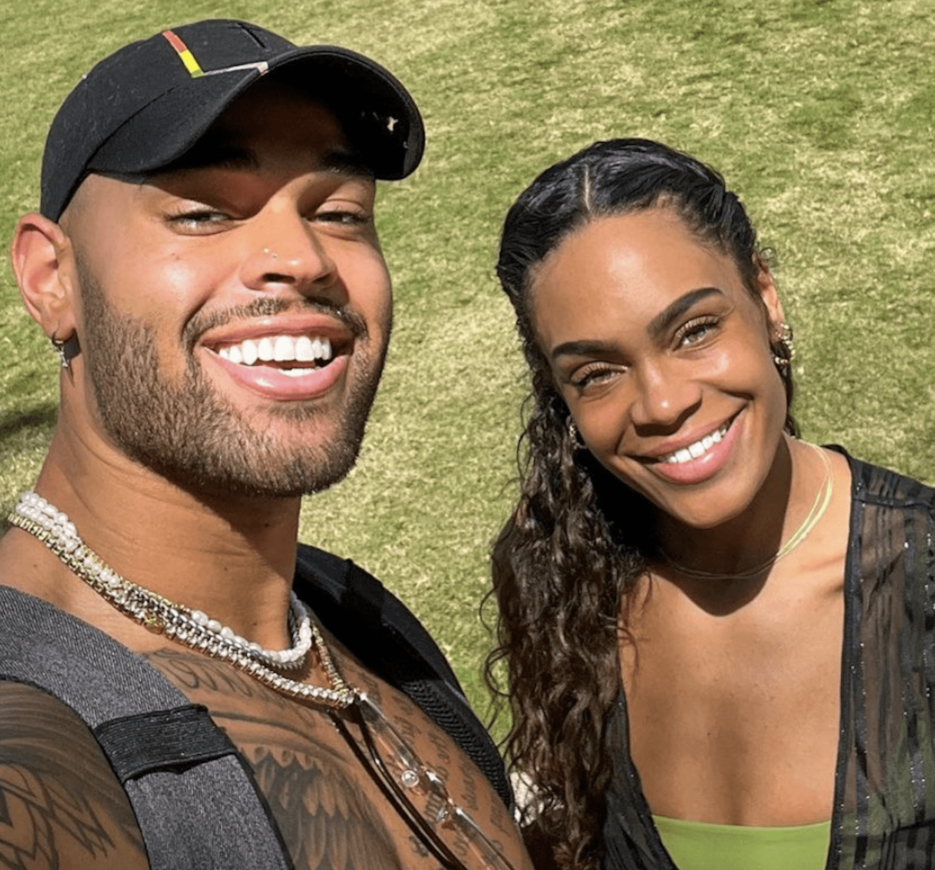 Nayte Olukoya and Michelle Young Image - The Hollywood Gossip