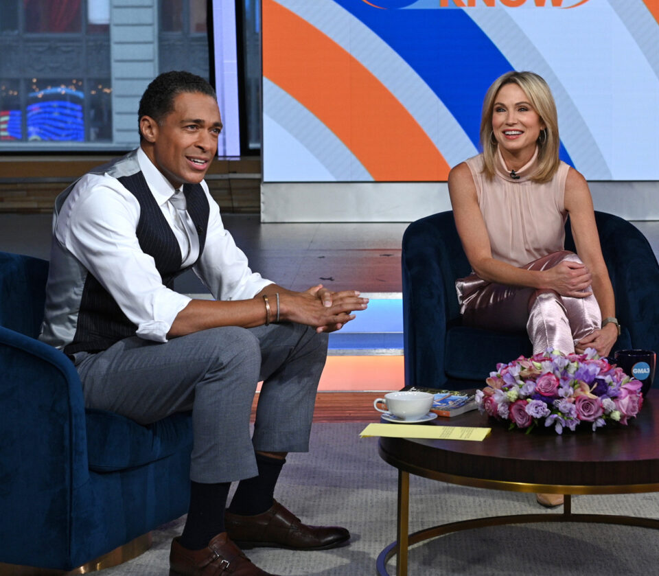 Amy Robach and T.J. Holmes Attend Memorial Service, Act All Lovey Dovey
