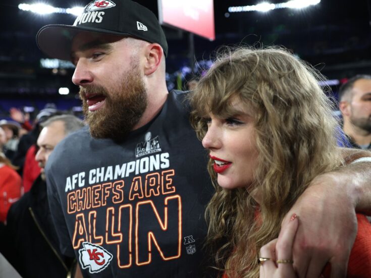 Jason Hints Taylor Swift & Travis Kelce Are Engaged With Wedding Joke