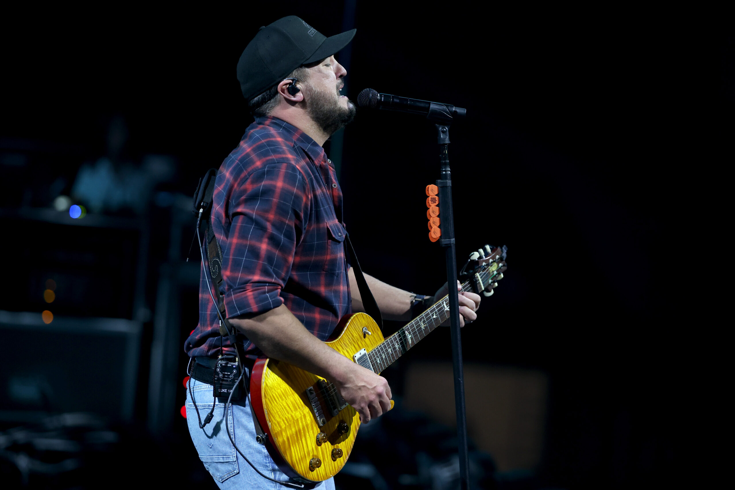 Luke Bryan Falls on Stage (Again) Thanks to Fan's Thrown Phone