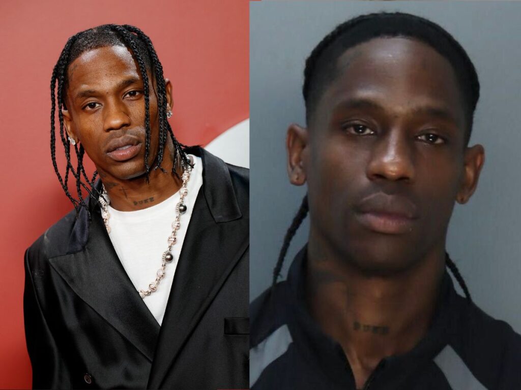 Travis Scott's Mug Shot Photo From His Drunken Arrest In Miami