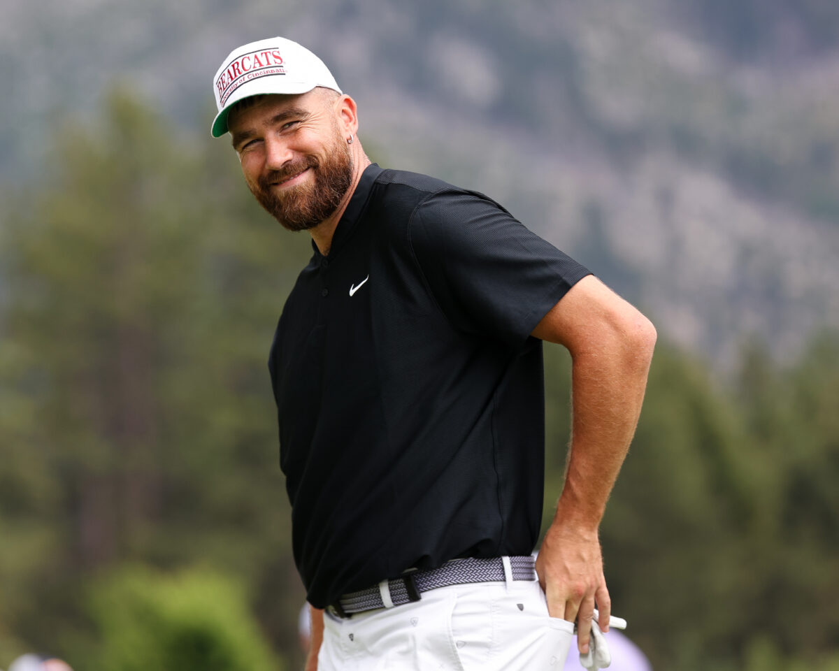 Travis Kelce Hits Woman in Head with Errant Golf Ball
