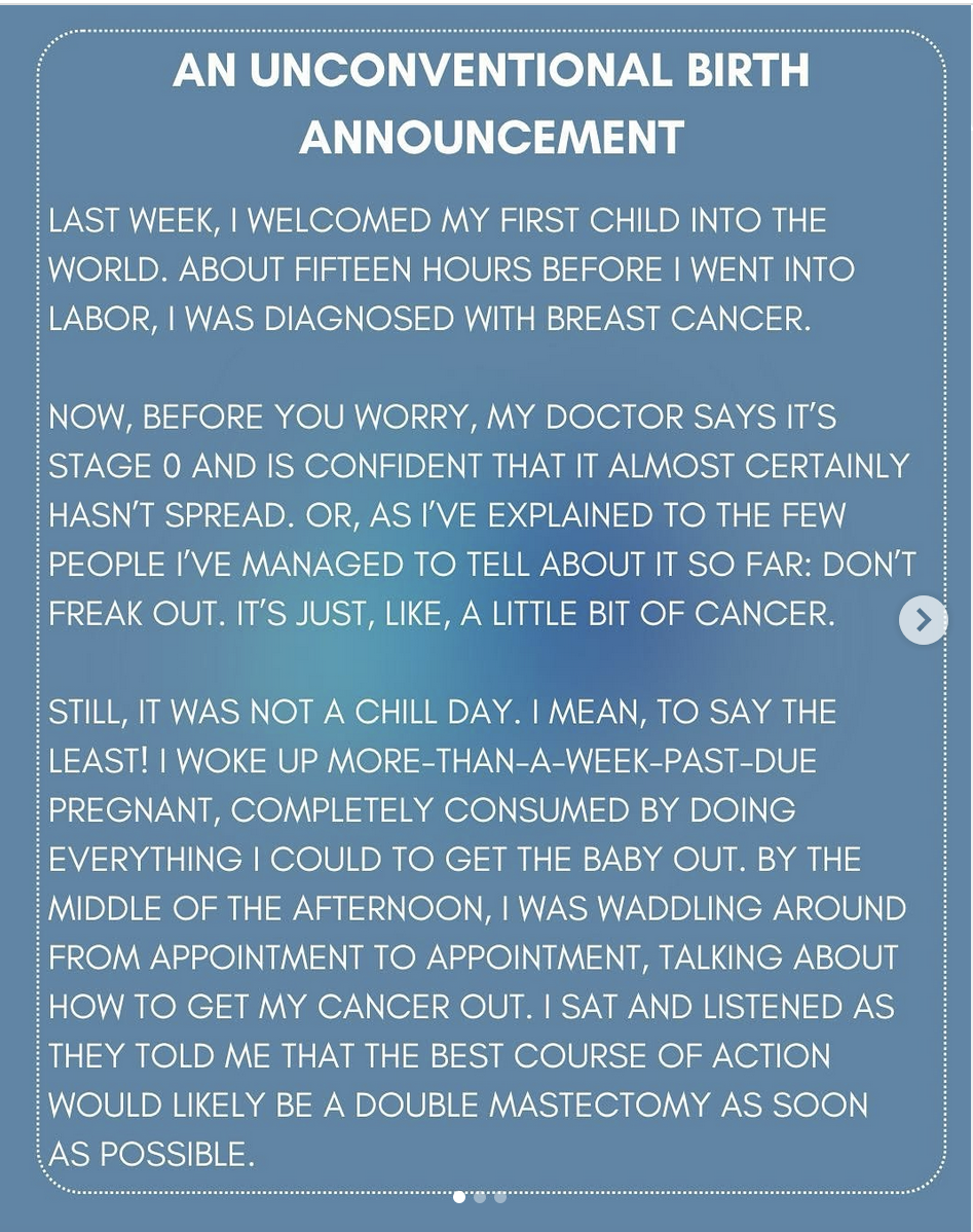 Kat Timpf Announces Cancer Diagnosis AND Arrival of First Child