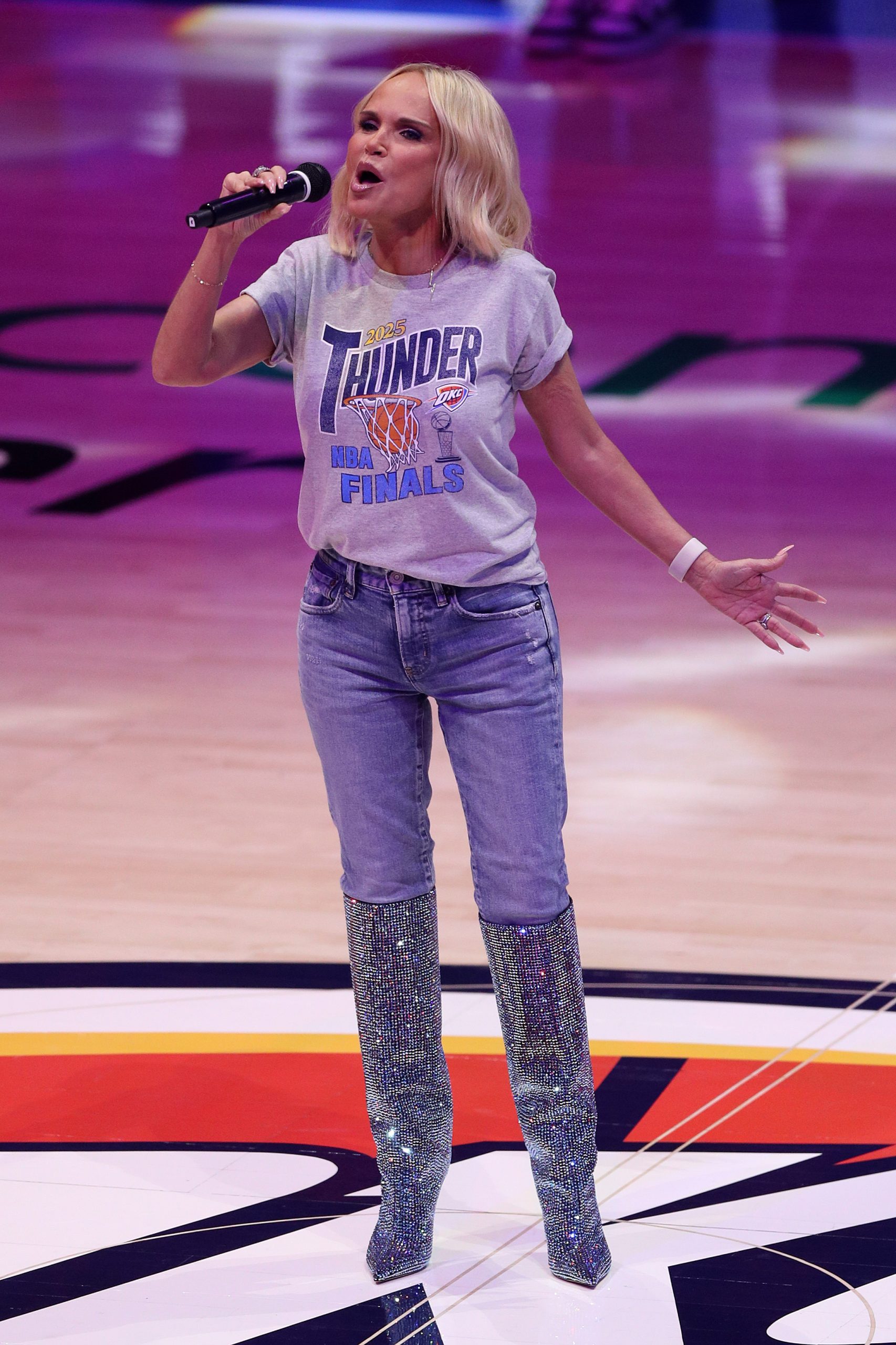 Kristin Chenoweth Praised, Slammed After NBA National Anthem