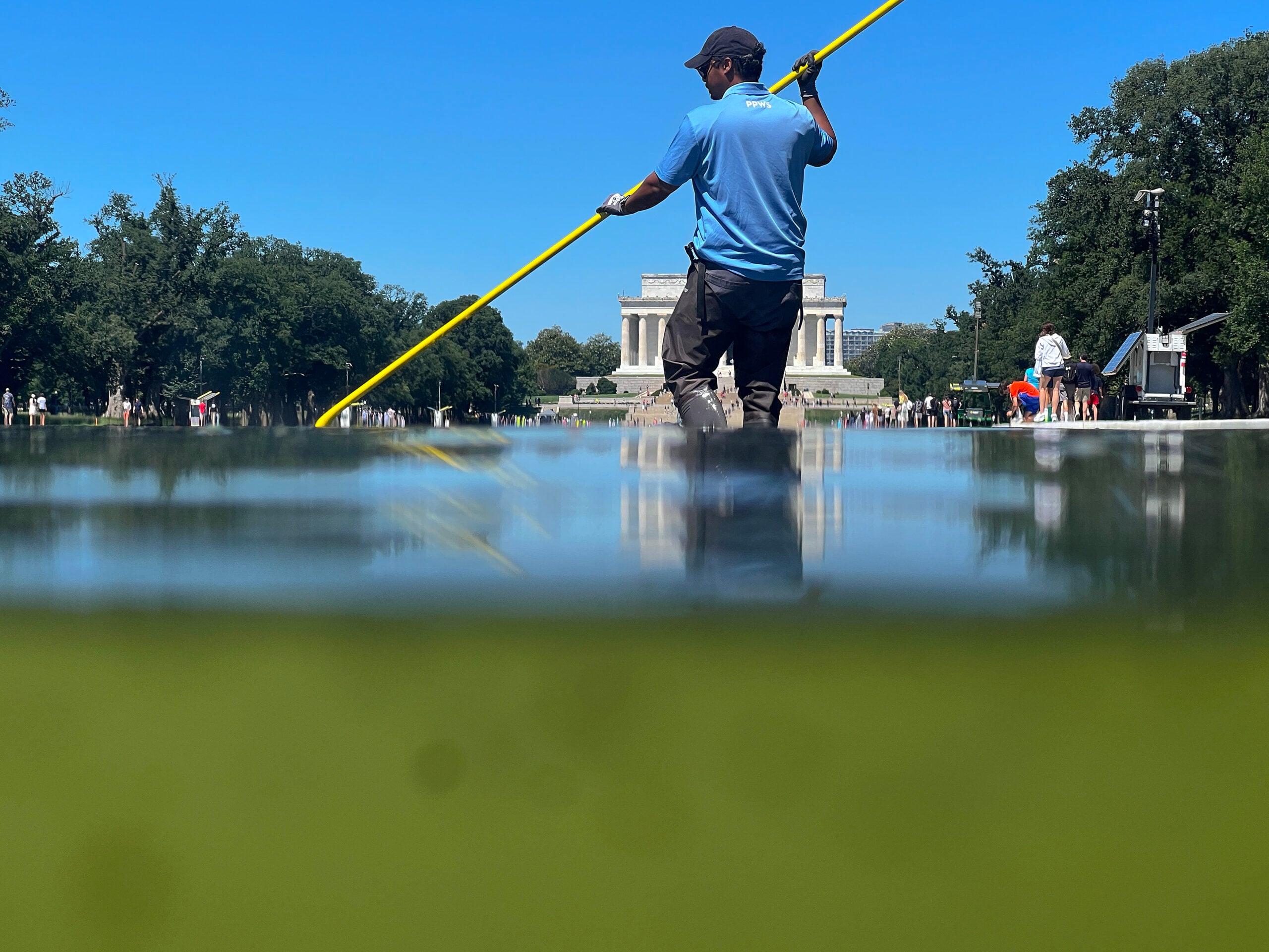 Antifa Algae? Trump Fans Spin Wild Reflecting Pool Theories